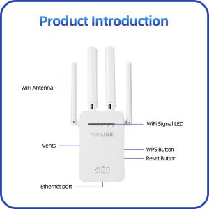 300M Wireless Repeater WR09Q – Pix-Link