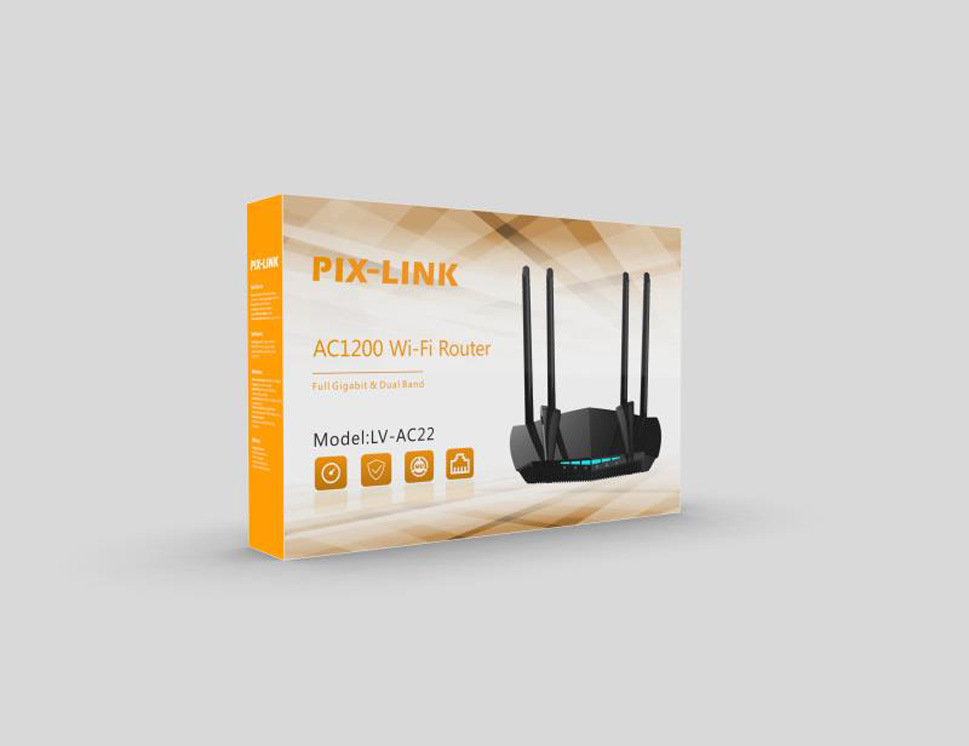 1200Mbps Wireless Router AC22 – Pix-Link