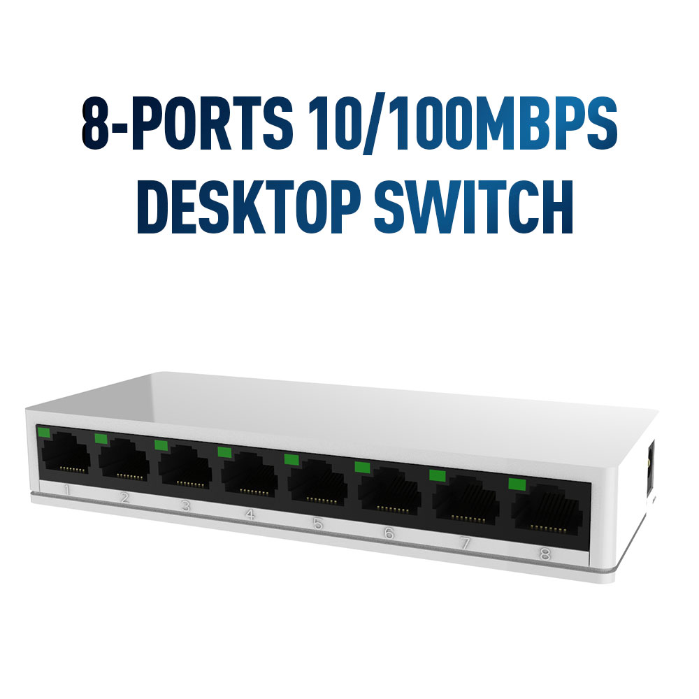 10/100M 8 port switch SW08 – Pix-Link