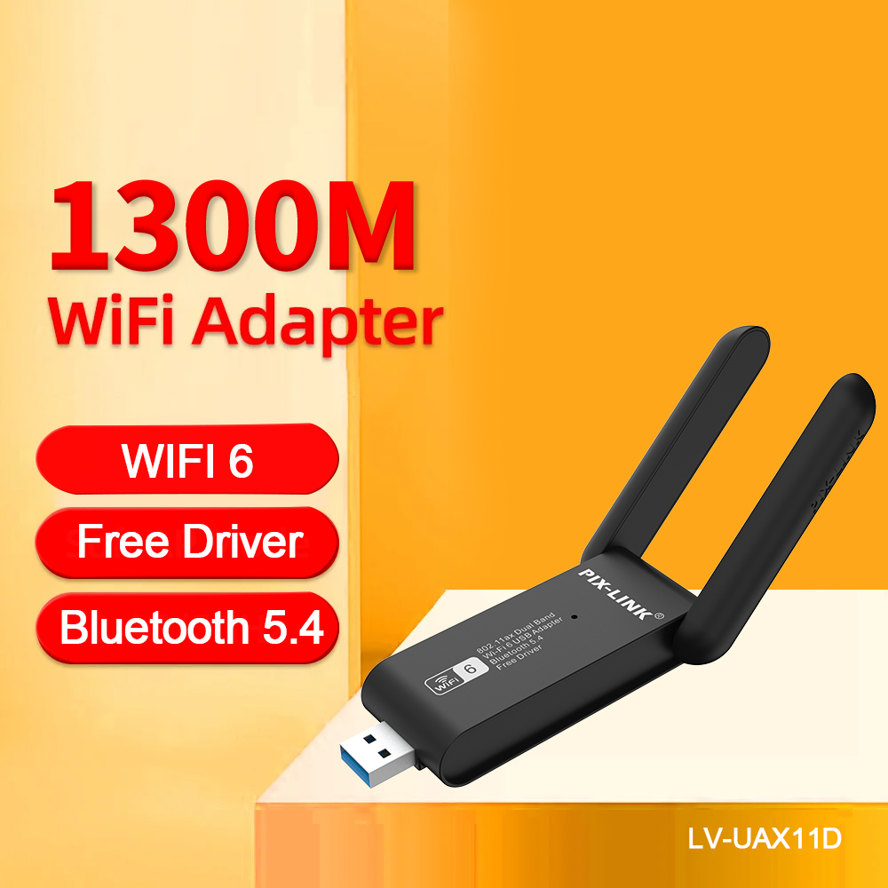 1300M Dual Band USB WiFi Adapter LV-UAX11D – Pix-Link